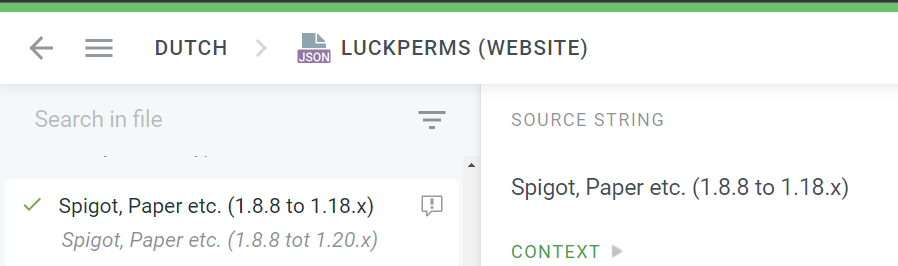 Make version a variable instead of fixed translation · Issue #458 · LuckPerms/LuckPermsWeb · GitHub