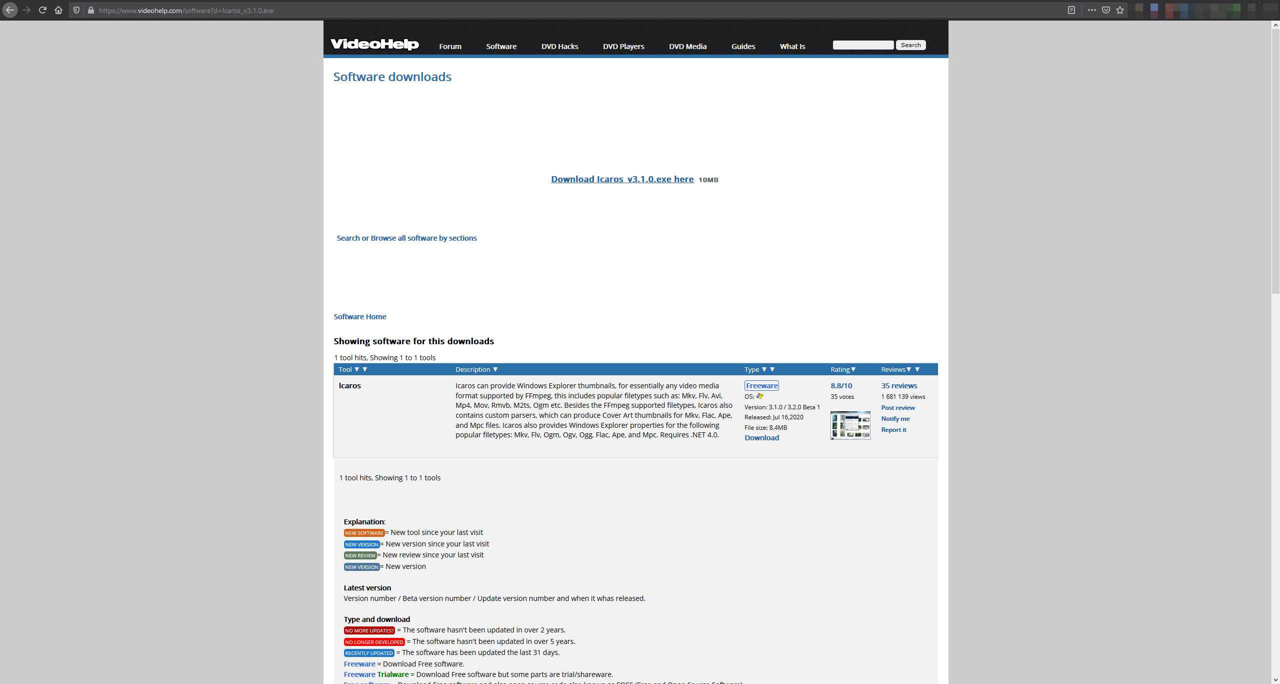 Add Icaros by Witchilich · Pull Request #3278 · microsoft/winget-pkgs · GitHub