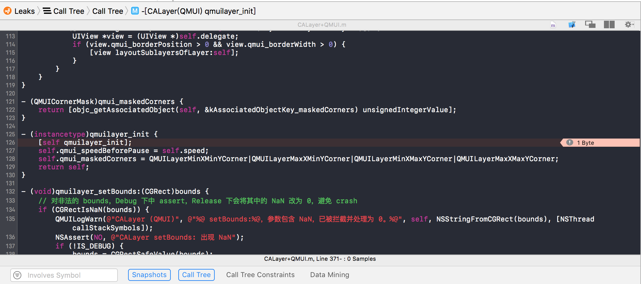 发现内存泄漏 · Issue #595 · Tencent/QMUI_iOS · GitHub