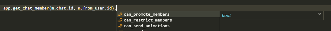 Pyrogram Doesn T Return User Permissions In Chat · Issue 466 · Pyrogram Pyrogram · Github