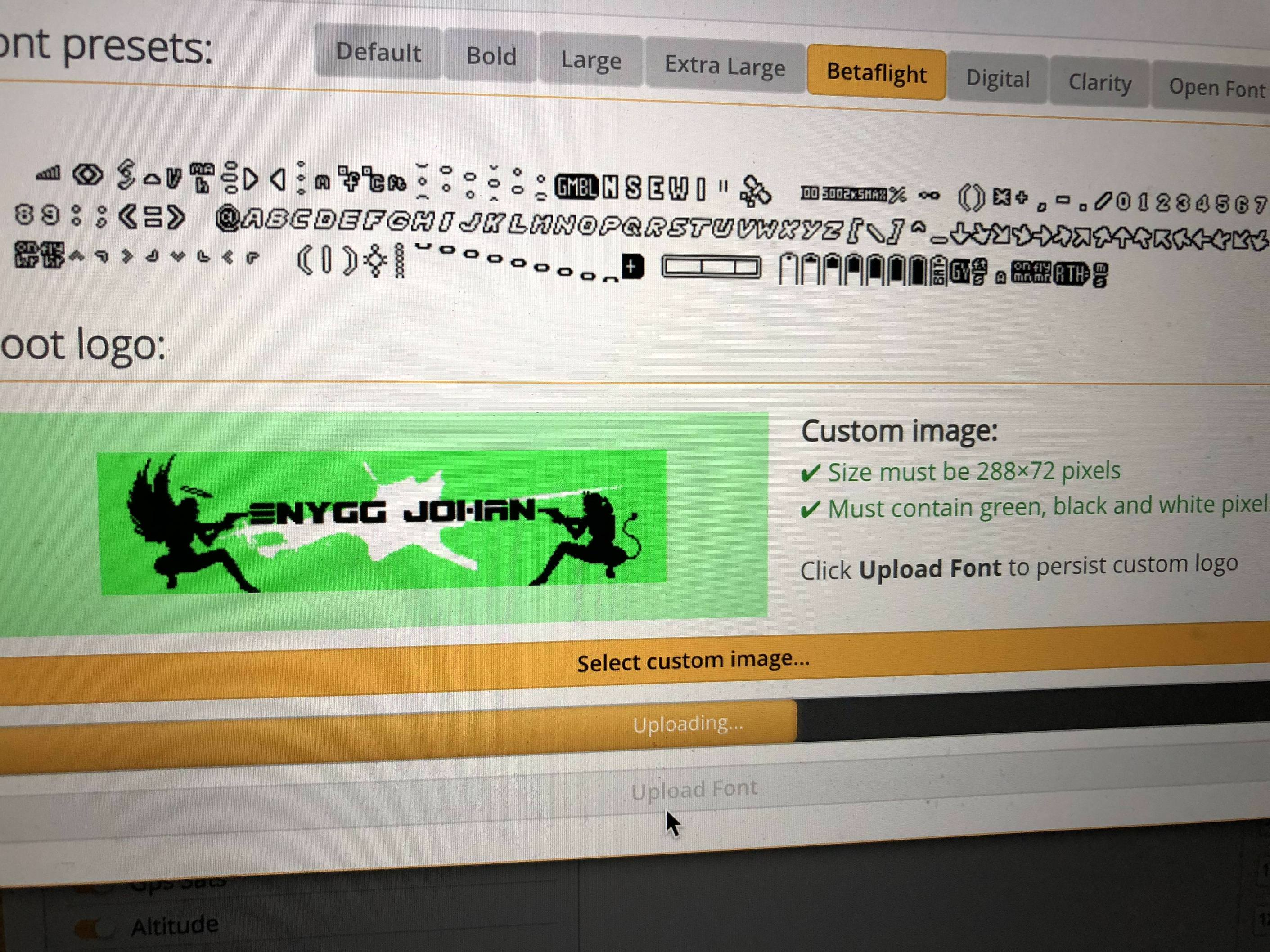 OSD Logo replacement does not work · Issue #1110 · betaflight/betaflight-configurator · GitHub