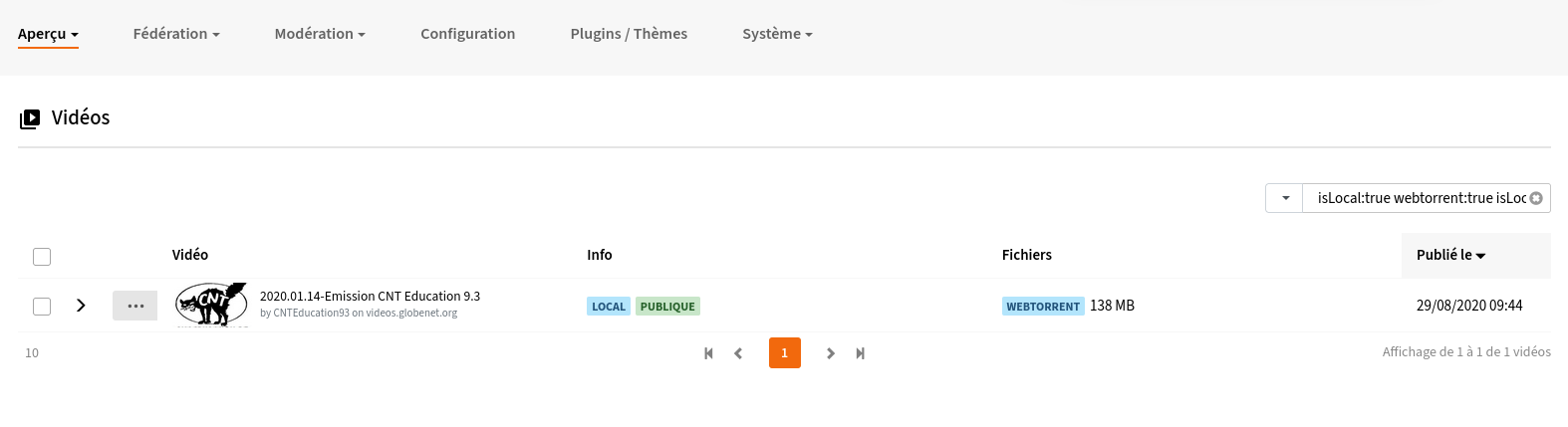 Peertube v4.0.0: video that are only available as webtorrents don't ...