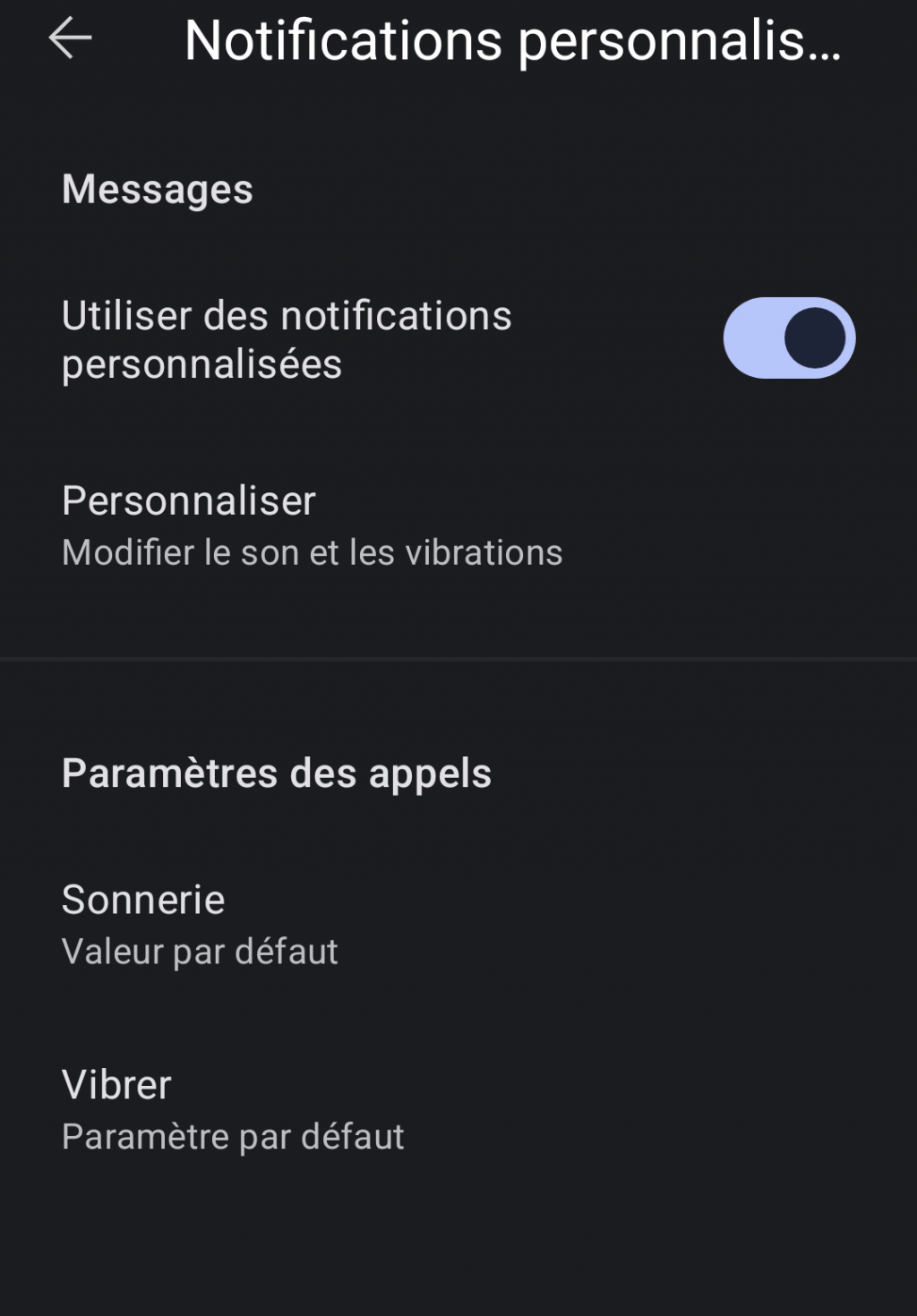 Limitation in the number of allowed notification customization + cant free slots when ...