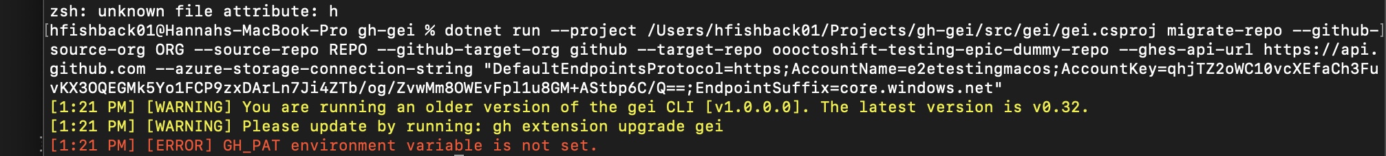 Env Var validation in generated scripts · Issue #629 · github/gh-gei · GitHub