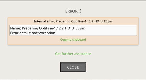 Can't launch Optifine · Issue #2187 · sp614x/optifine · GitHub