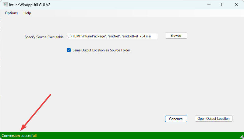 No output produced (Win 11) · Issue #1 · marinalexandruradu/IntuneWinAppUtil-GUI-V2 · GitHub