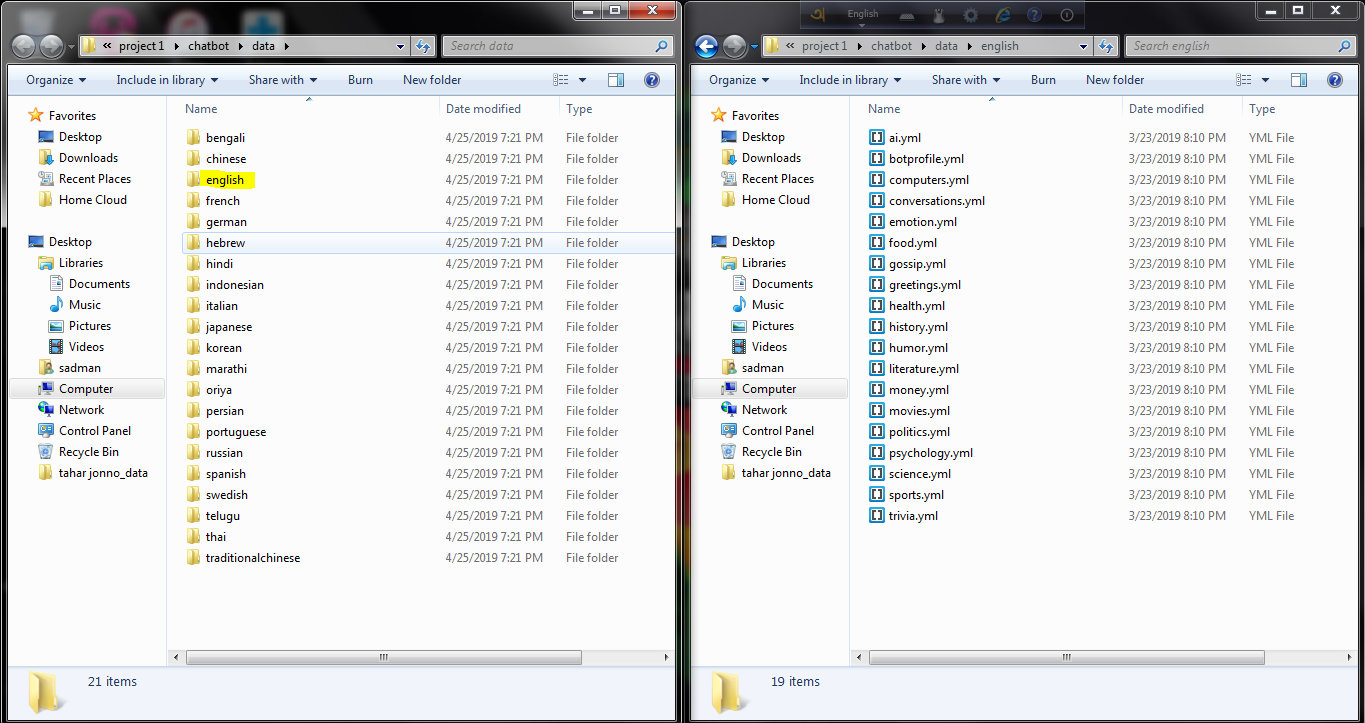data error · Issue #1711 · gunthercox/ChatterBot · GitHub