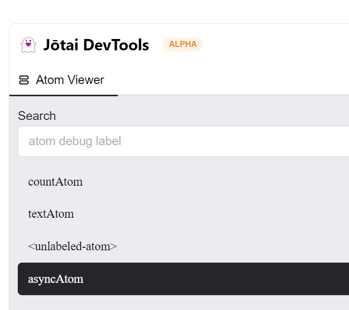 Requesting your feedback - Jotai DevTools Alpha preview · pmndrs jotai · Discussion #1754 · GitHub