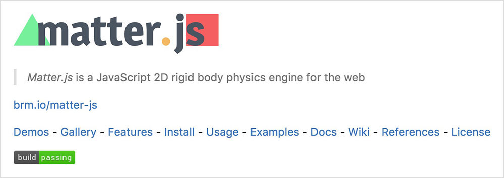 随笔系列 - Matter.js 2D 物理引擎试玩报告 · Issue #31 · BlackCubeNo99/Blog · GitHub