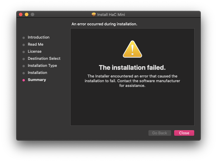 HaC-Mini installation failed · Issue #175 · osy/HaC-Mini · GitHub