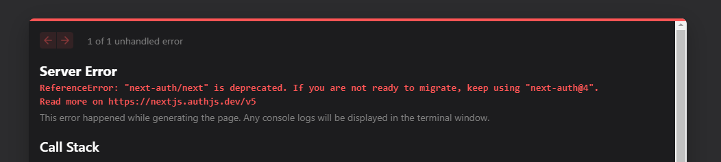 Last update broke everything · Issue #8078 · nextauthjs/next-auth · GitHub