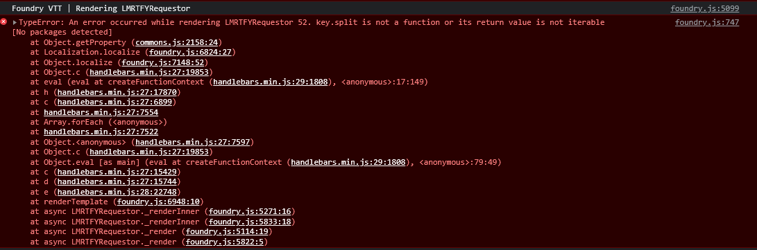 Module not working on DnD v2.2.1 · Issue #184 · League-of-Foundry-Developers/fvtt-module-lmrtfy ...