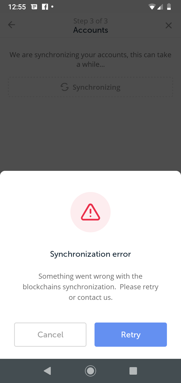 Problem APP Android new version , ETH synchronize Error · Issue #2377 · LedgerHQ/ledger-live ...
