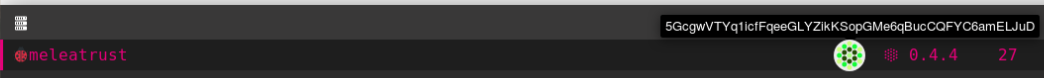 when see Polkadot UI and Telemetrics the accounts in the last digits do not match. · Issue #145 ...