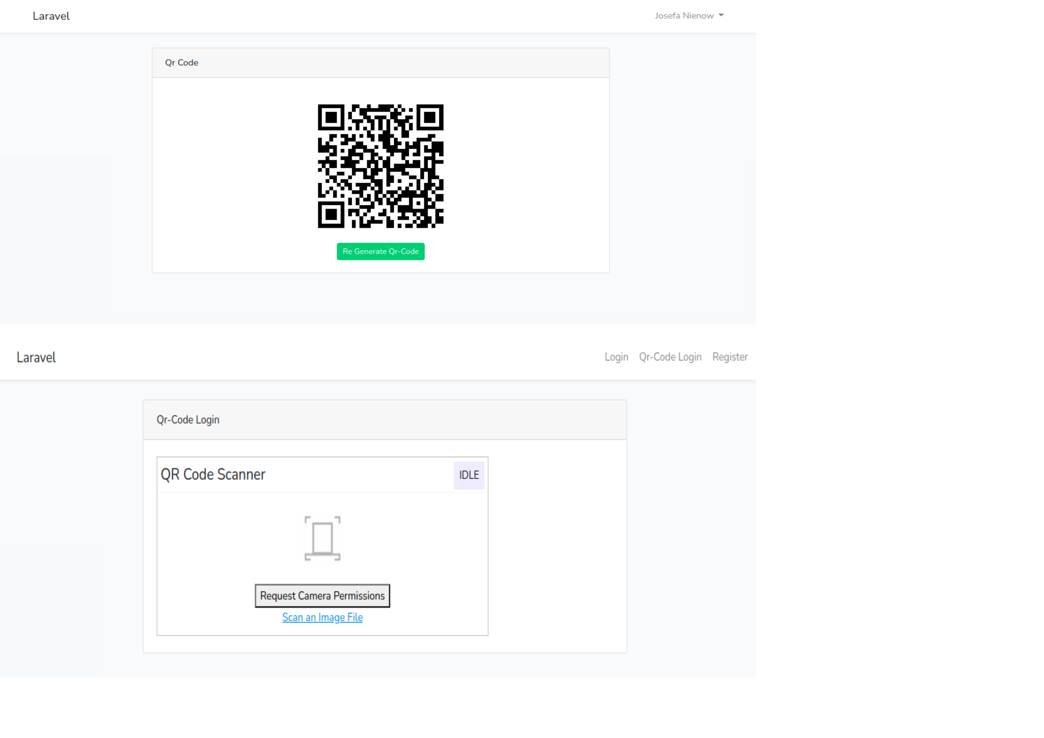 GitHub - mamun417/qr-code-login: Qr Code login with laravel and qr-code.js.