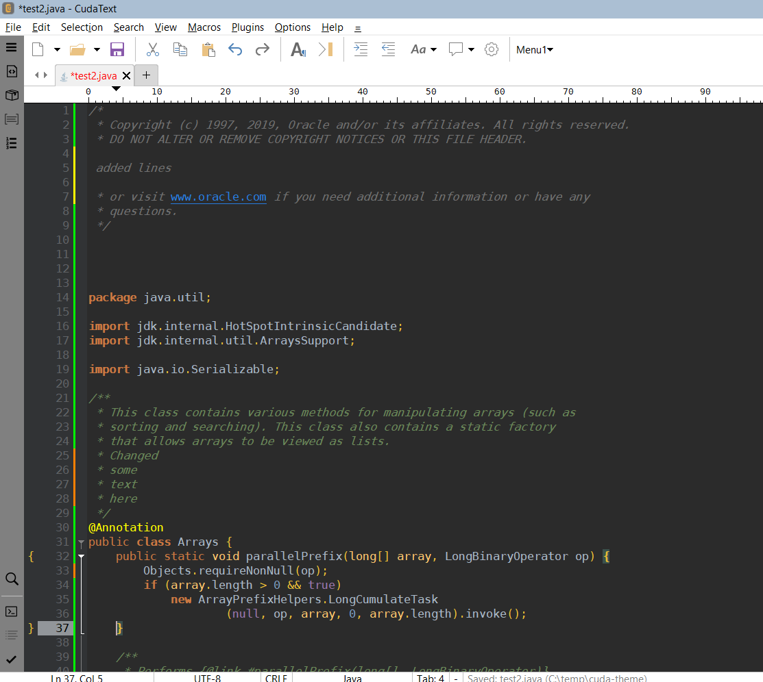 new: Theme Darculino inspired by IntelliJ IDEA Darcula · Issue #3527 ...