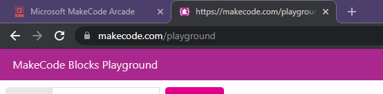 The MakeCode Playground doesn't have a tab title · Issue #3613 · microsoft/pxt-arcade · GitHub