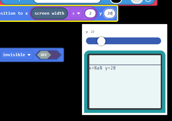 Screen picker says NaN if block is in it · Issue #3672 · microsoft/pxt-arcade · GitHub