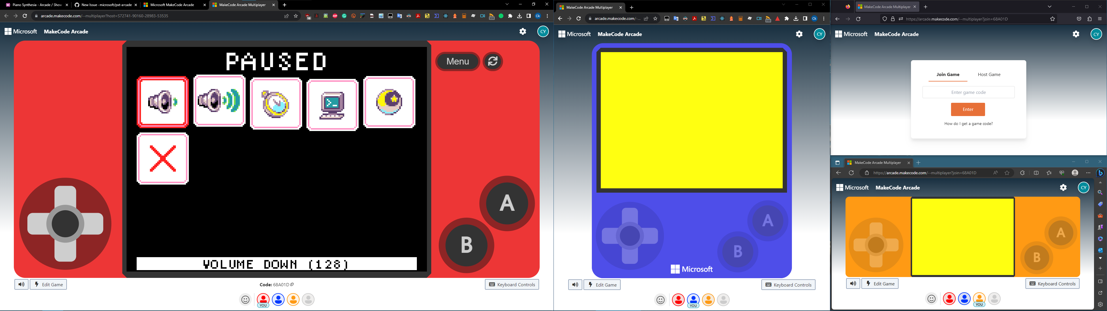 Multiplayer game only render as solid colors to other players when sceren size is not 160x120 ...