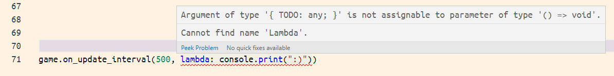 Unable to pass a lambda as an argument for callbacks in Python · Issue ...