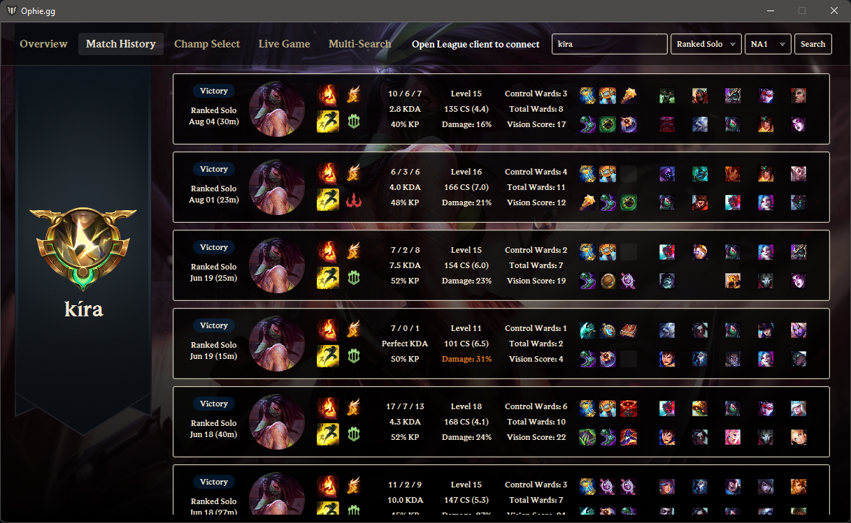 GitHub - K-LRA/league-toolkit: Ophie.GG League of Legends Toolkit