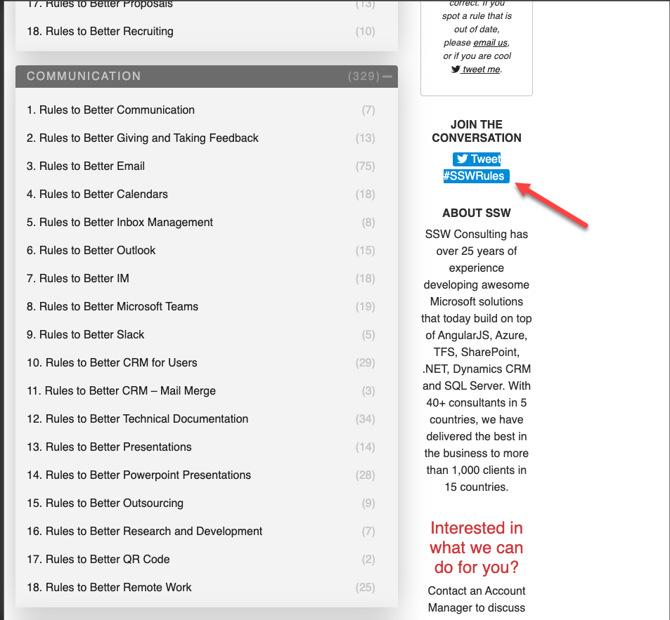 UI - Rules main page (Reponsive bug) · Issue #105 · SSWConsulting/SSW.Rules · GitHub
