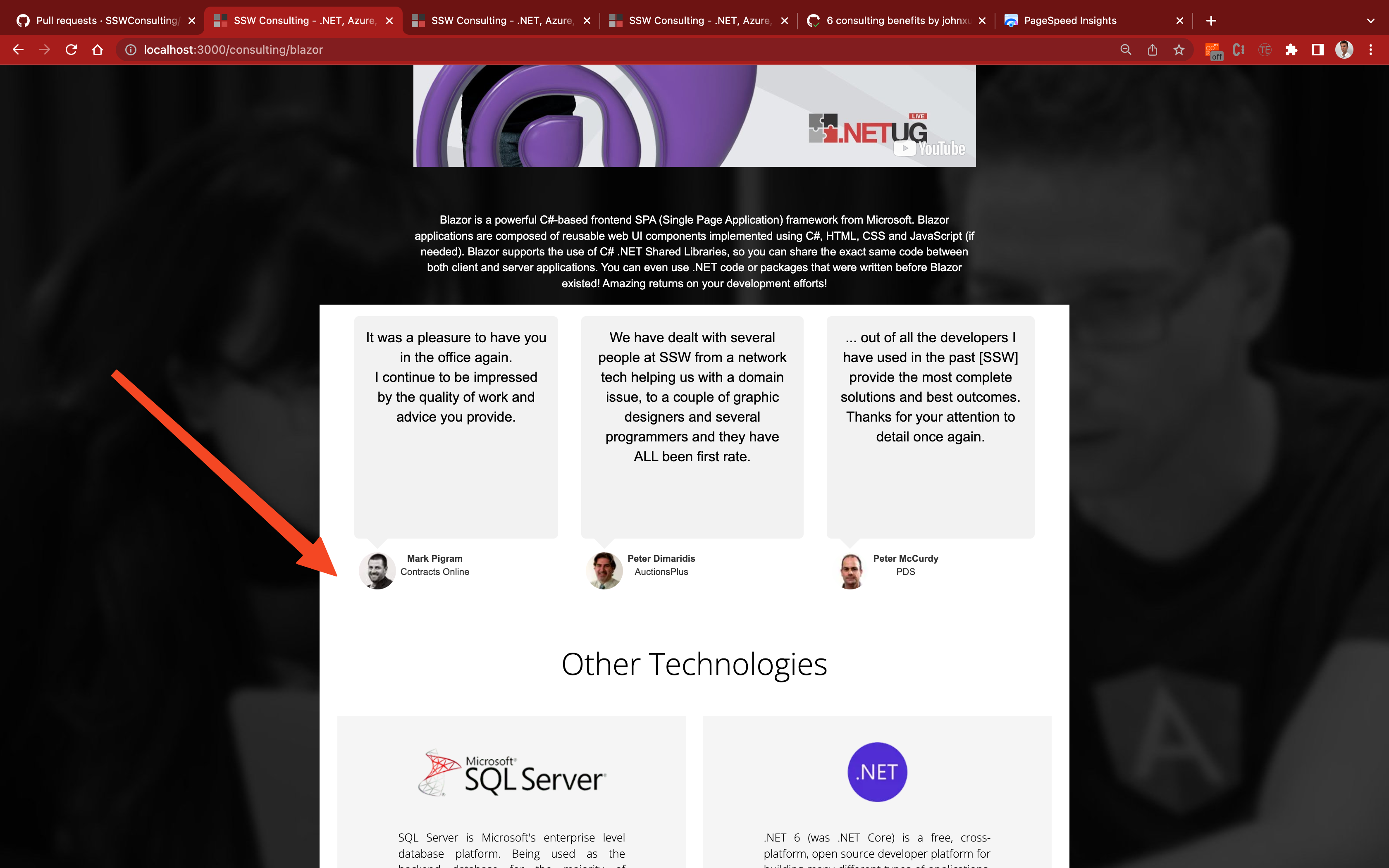 💄 Consulting template - Clean up UI · Issue #69 · SSWConsulting/SSW.Website · GitHub
