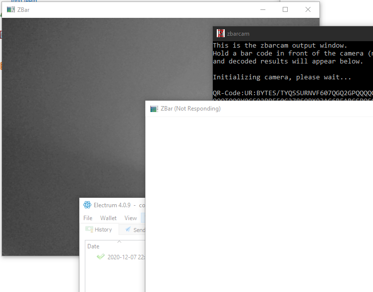 Electrum crash when launching QR code reader. (zbar, freeze, camera, scan) · Issue #6901 ...