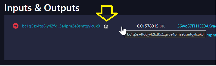 Make copying or selecting addresses easier, · Issue #1516 · mempool/mempool · GitHub