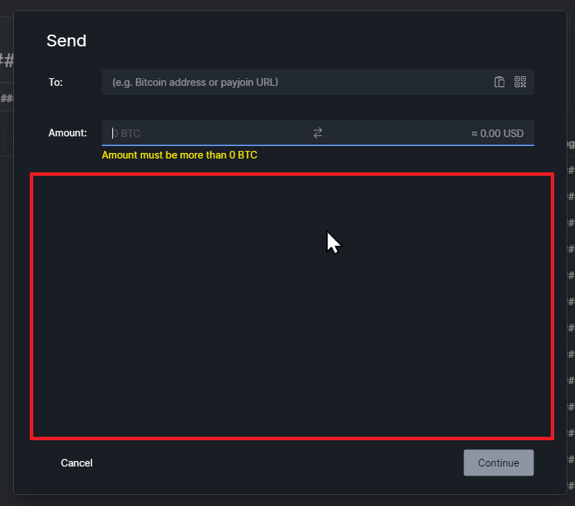 Big empty spaces everywhere. · Issue #9955 · WalletWasabi/WalletWasabi · GitHub