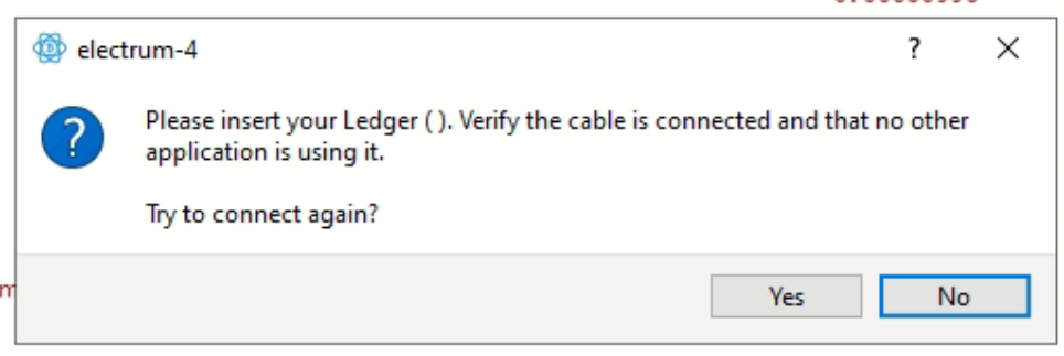 Ledger wallet, weird error messages at launch · Issue #6327 · spesmilo/electrum · GitHub
