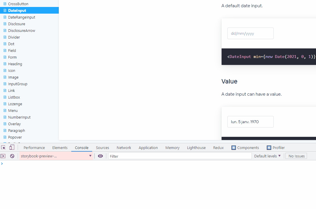 🐛 DateInput's inner value is incorrect after a clamp to the minimum value · Issue #685 ...