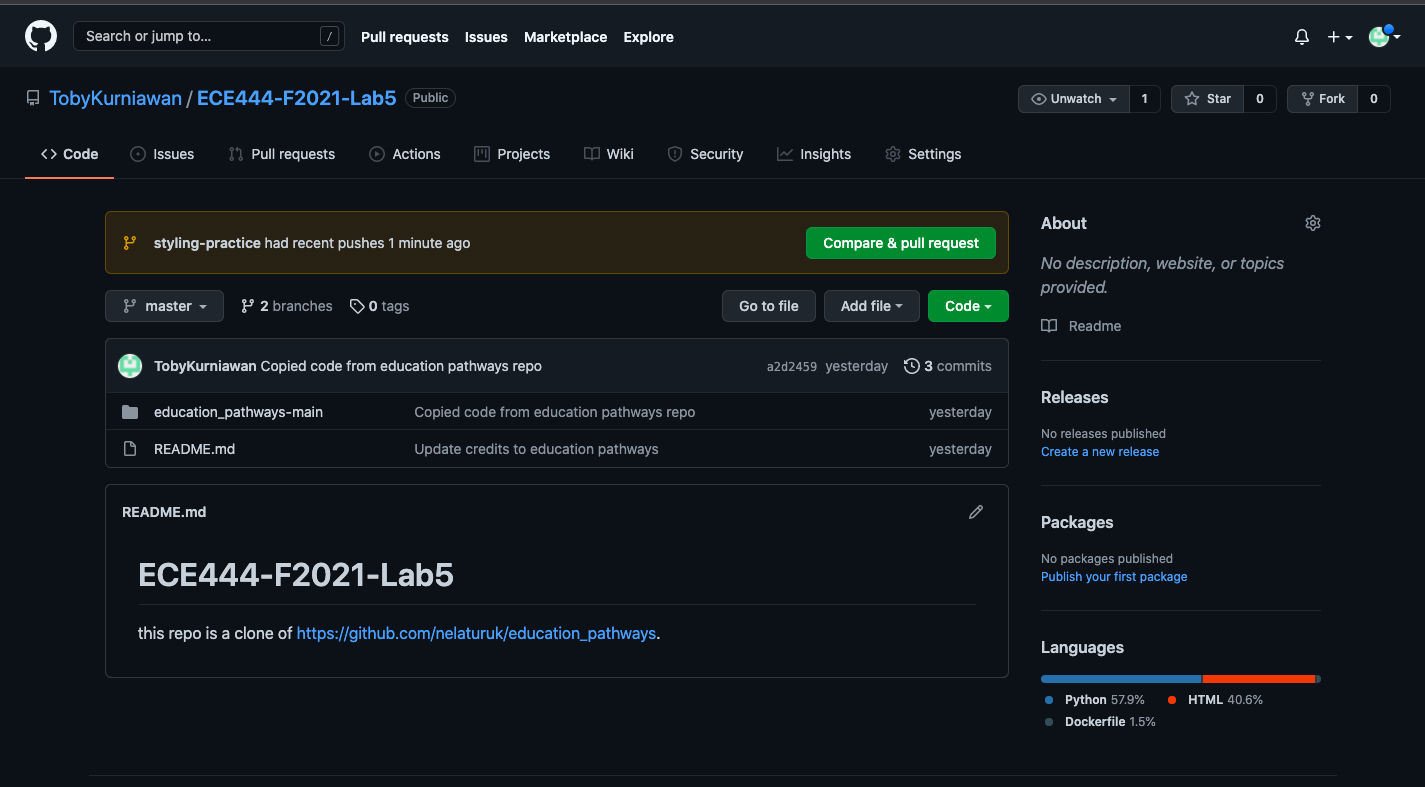 GitHub - TobyKurniawan/ECE444-F2021-Lab5