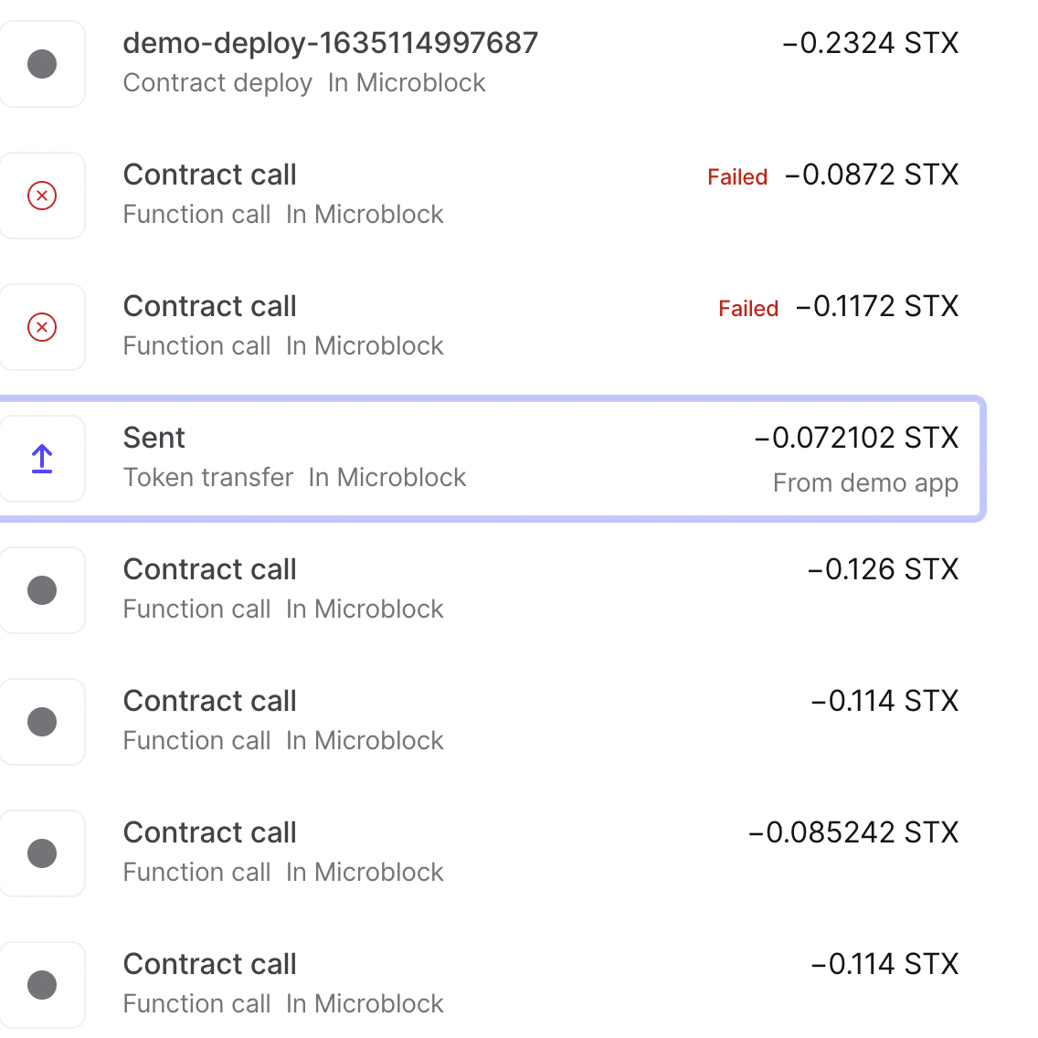 STX Transfer from contract not showing or showing incorrectly in wallet · Issue #1713 · leather ...