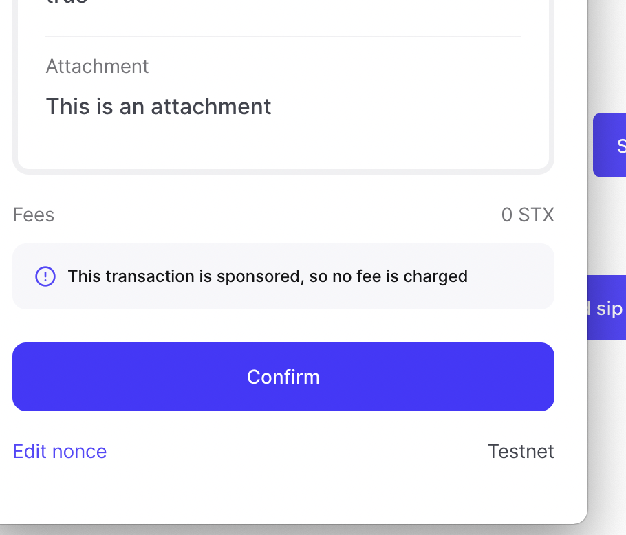 Set fee to zero when using sponsored transactions · Issue #1954 · leather-io/extension · GitHub