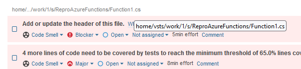 When projects are on different drives and `sonar.projectBaseDir` is not explicitly set, end step ...