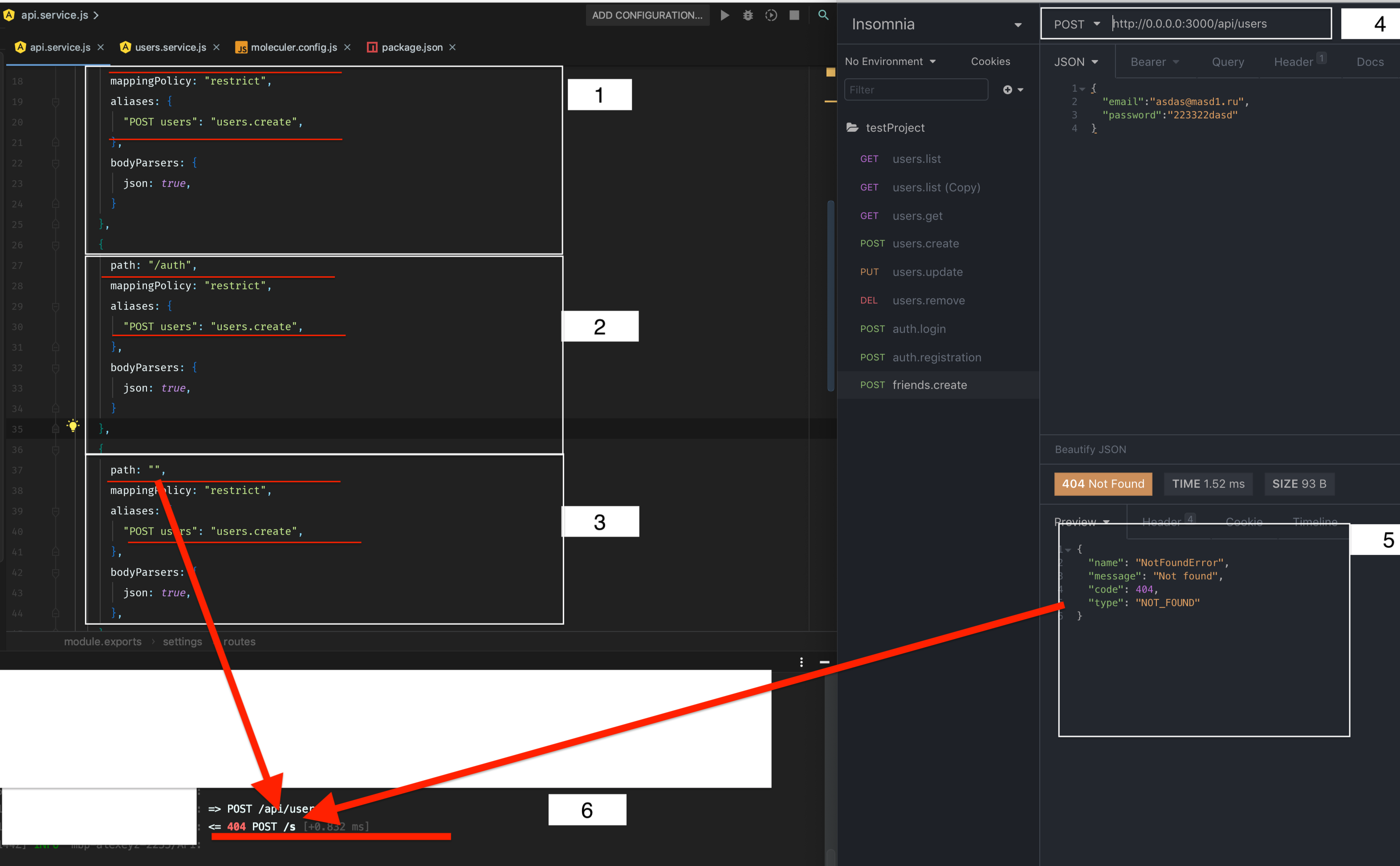 Bug Incorrect Parse User Users Routes In Api Gateway · Issue 114 · Moleculerjs Moleculer Web
