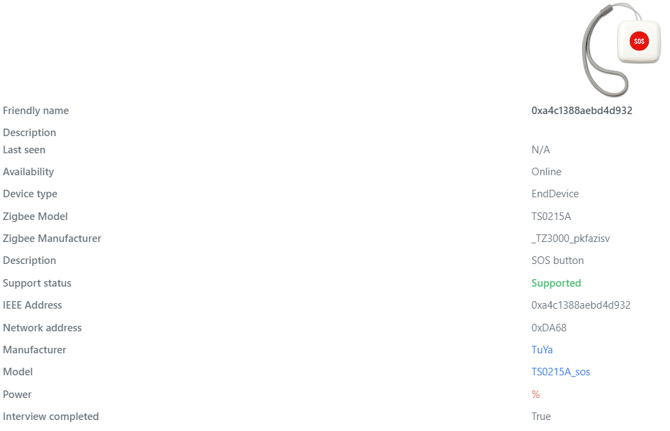 TS0215A SOS Button not working · Issue #5014 · Koenkk/zigbee-herdsman-converters · GitHub