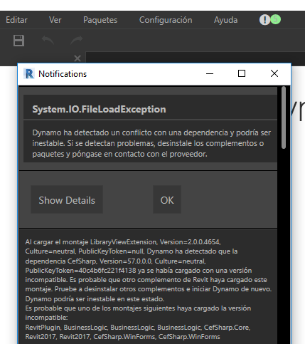Failure to start Dynamo · Issue #2026 · DynamoDS/DynamoRevit · GitHub