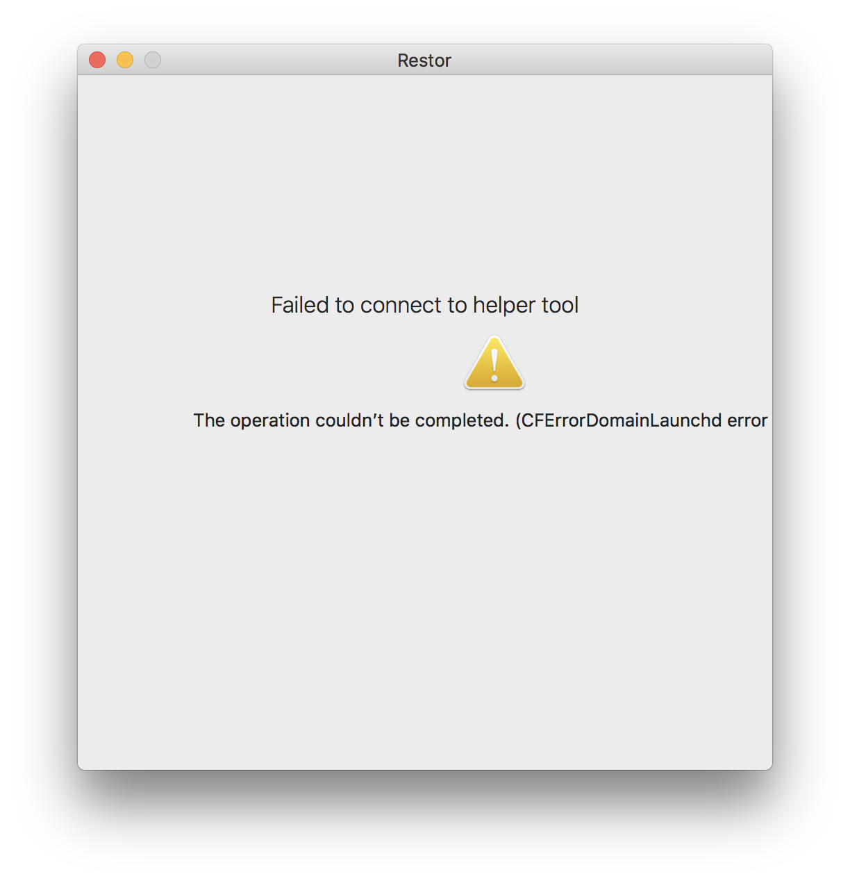 Usability issues, error-handling continued · Issue #19 · google/restor · GitHub