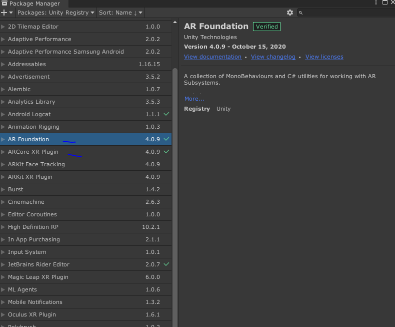 Black Screen Error(ARCore, ARFoundation) (session_manager.cc:124 ArPresto::ArSession_update ...