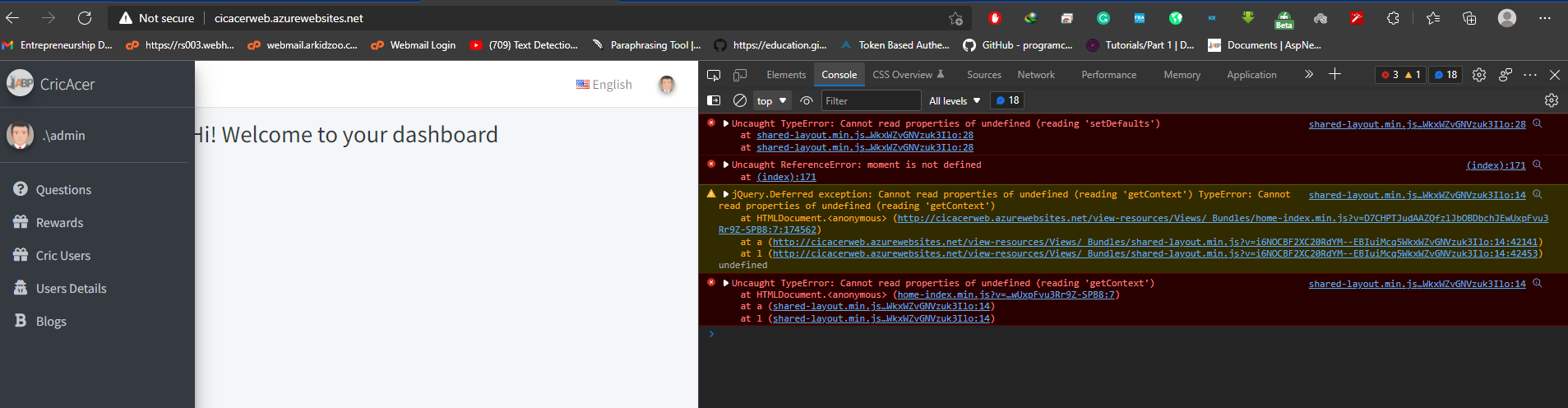 Datatables are not working · Issue #6300 · aspnetboilerplate/aspnetboilerplate · GitHub