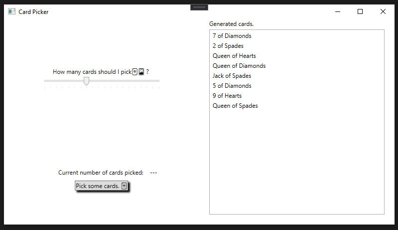 GitHub - JustJordanT/pickACardUI: Random Card Picker with UI