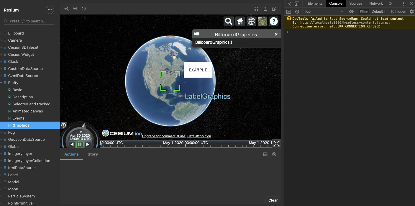 Entity graphics example is broken · Issue #346 · reearth/resium · GitHub