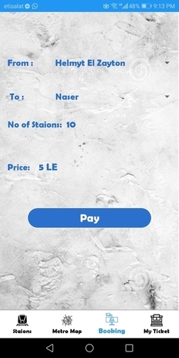 GitHub - amirbahrawy/MetroApp: This app is an idea for booking metro tickets when you pay the ...