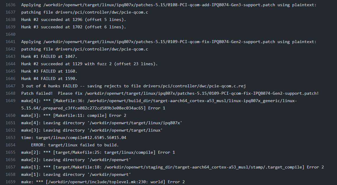 Ipq807x 515内核编译出错 · Issue 10103 · Coolsnowwolflede · Github 