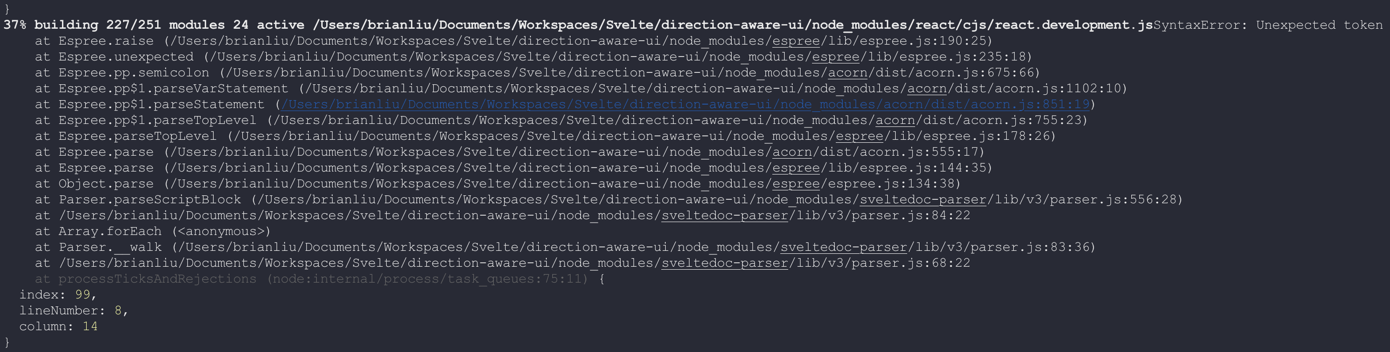 Svelte Typescript docgen parsing error · Issue #13902 · storybookjs/storybook · GitHub