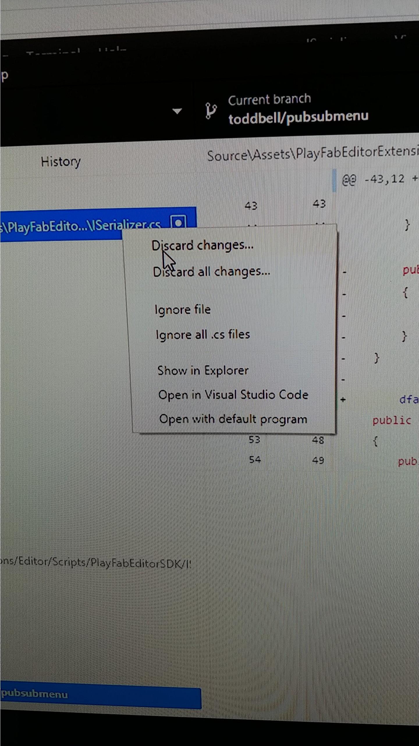 Difficult to visually determine which line is selected in Windows ...