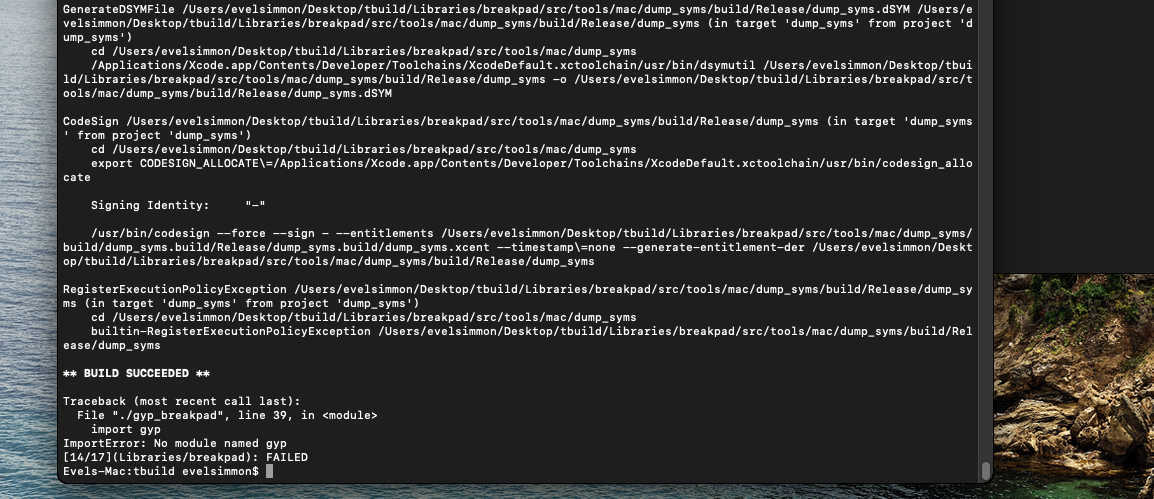 [Question] I got an error on mac OS. · Issue #17132 · telegramdesktop/tdesktop · GitHub