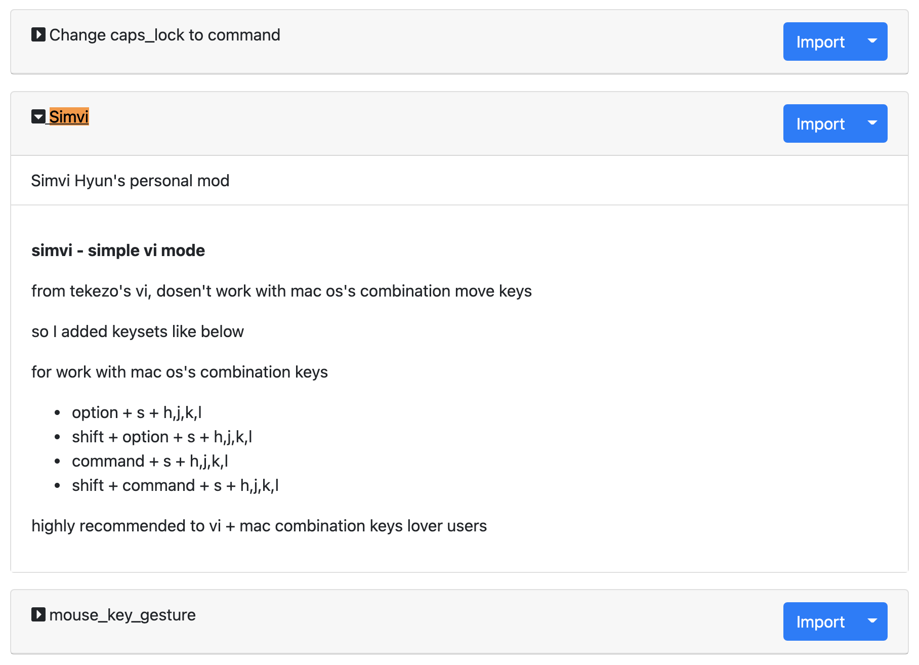 GitHub - rationality6/simvi: karabiner vi style keyset